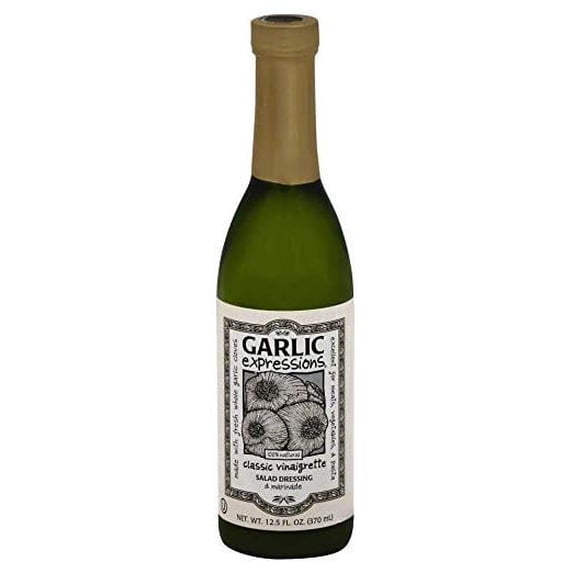 Garlic Expressions Classic Vinaigrette Salad Dressing, Marinade, 12.5 ...
