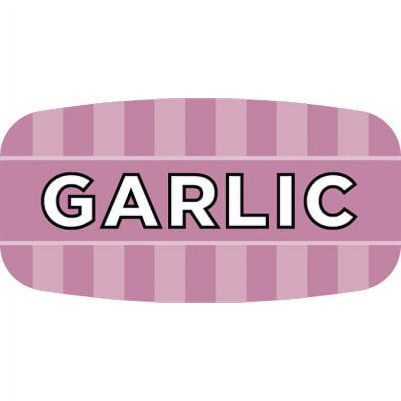 Garlic Food Store Labels .625" x 1.25" 1000 each per roll Great Quality ...