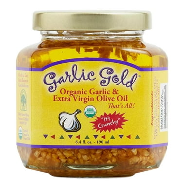 Garlic Gold Premium Certified Organic Extra Virgin Olive Oil Infused ...