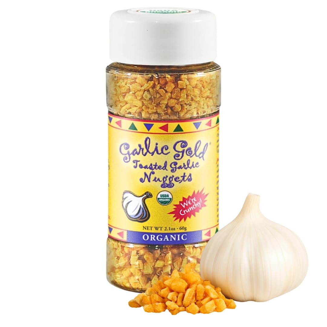 Garlic Gold Toasted Nuggets, BCF26 Crunchy Roasted Garlic Seasoning ...