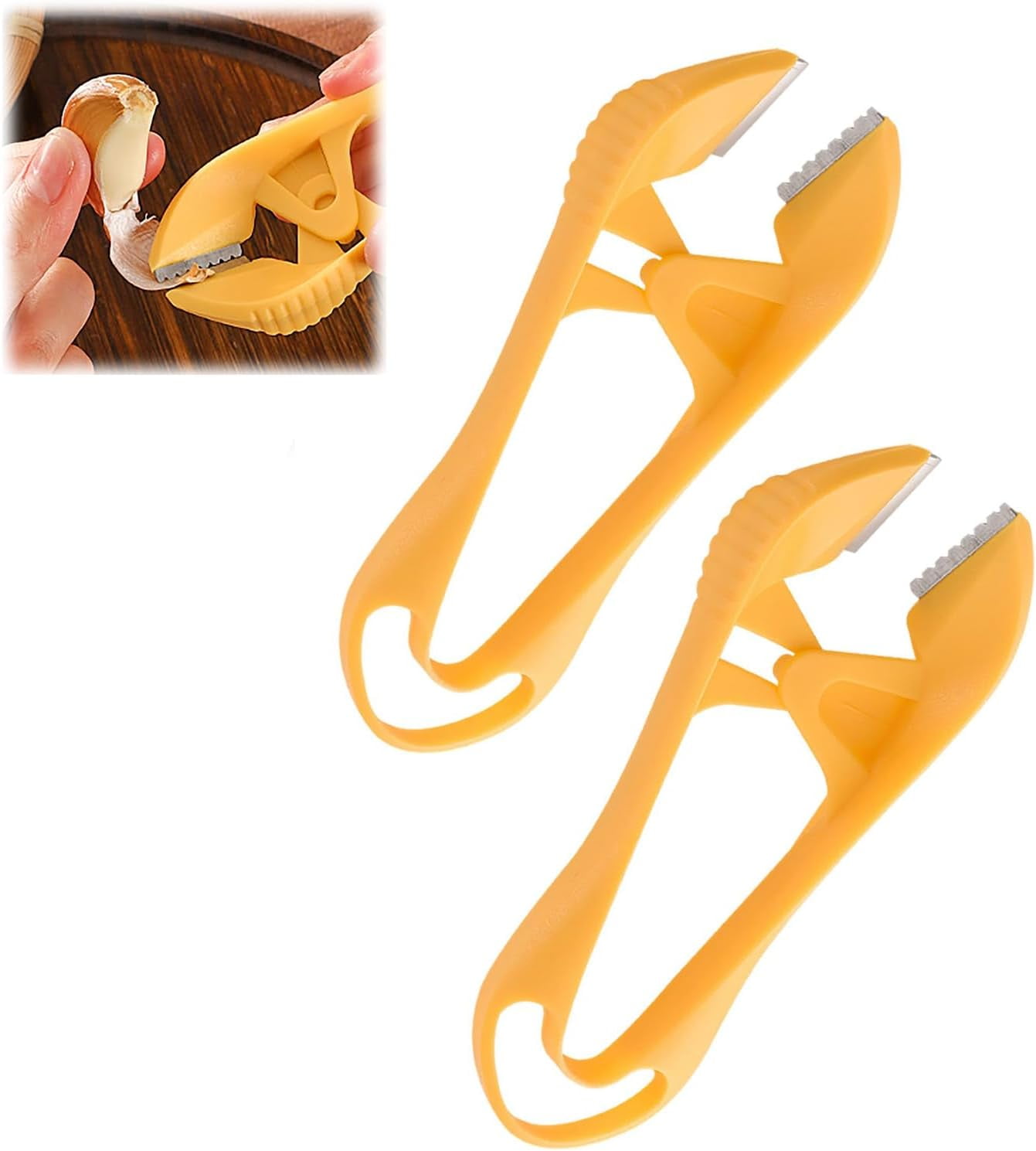 Garlic Peeler, 2025 New Stainless Steel Vegetable Peeler with Hanging ...