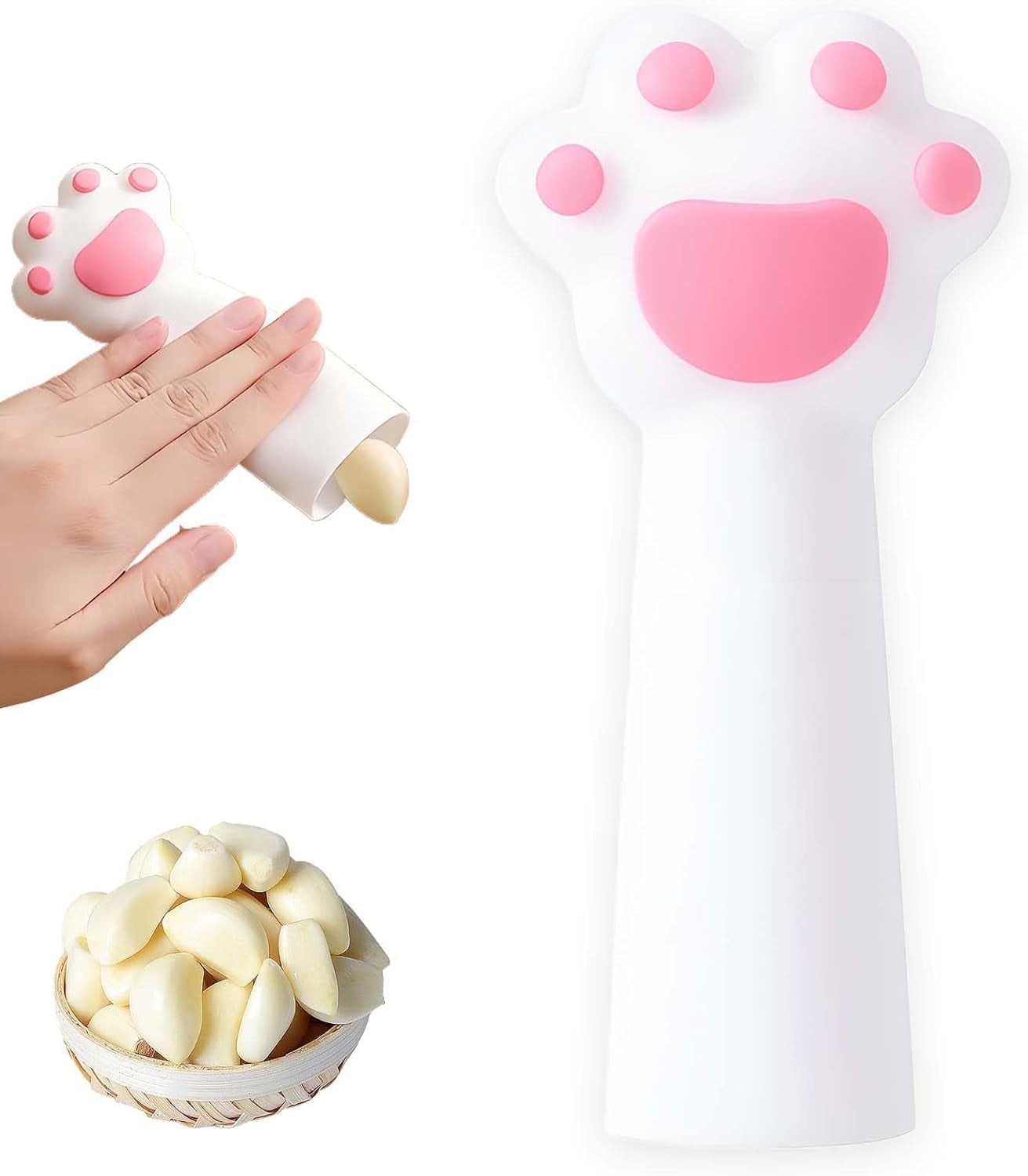Garlic Peeler, Garlic Roller Peeling Tube Tool, Easy Quick to Peeled ...