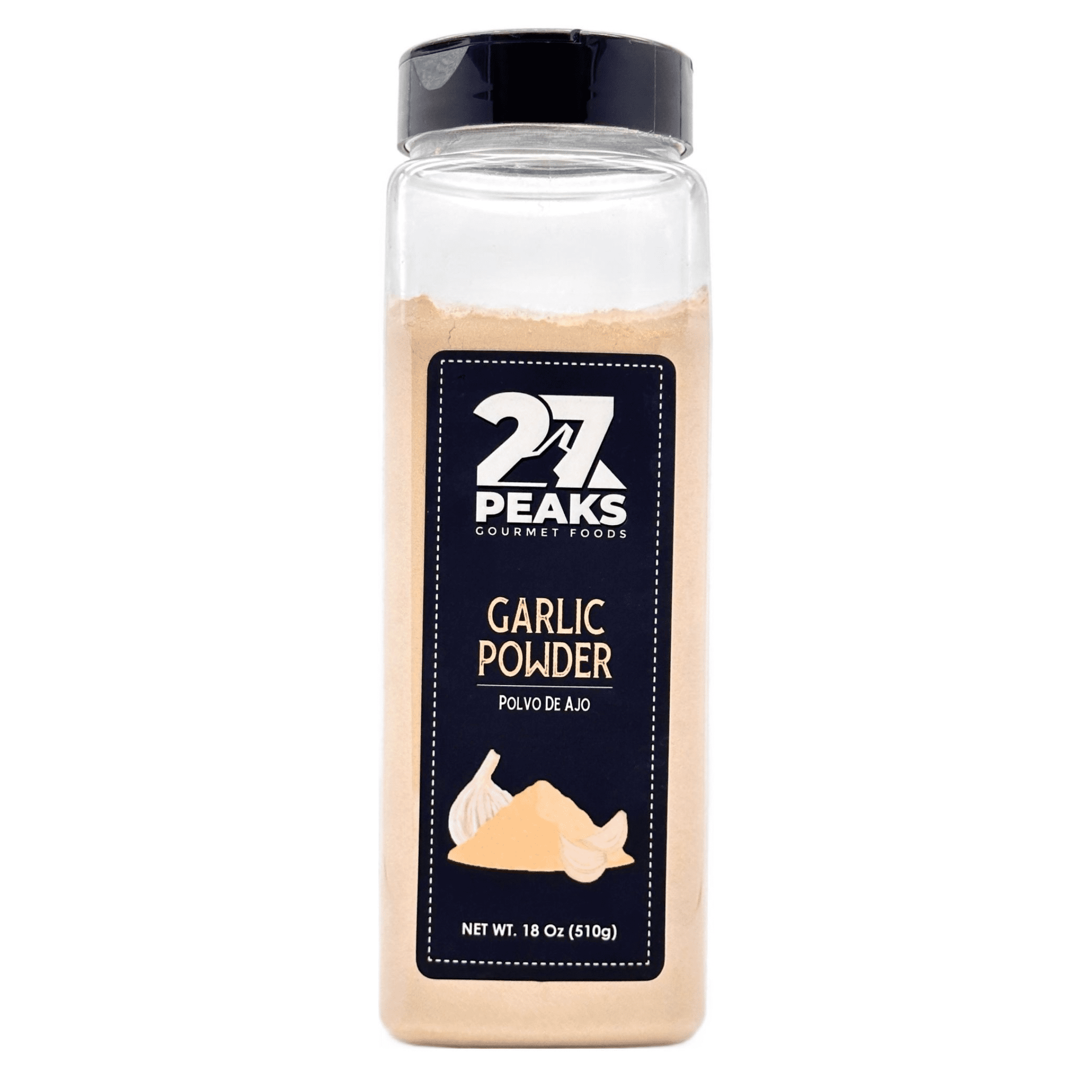 27 Peaks Gourmet No Artificial Flavors Garlic Powder, 18 oz Bottle ...