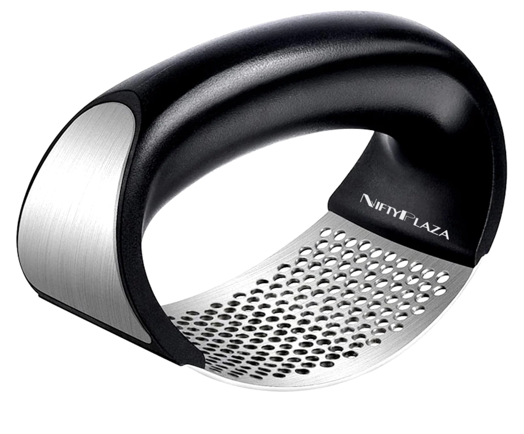 Garlic Press Crusher Stainless Steel Ginger Crusher Squeezer Mincer ...
