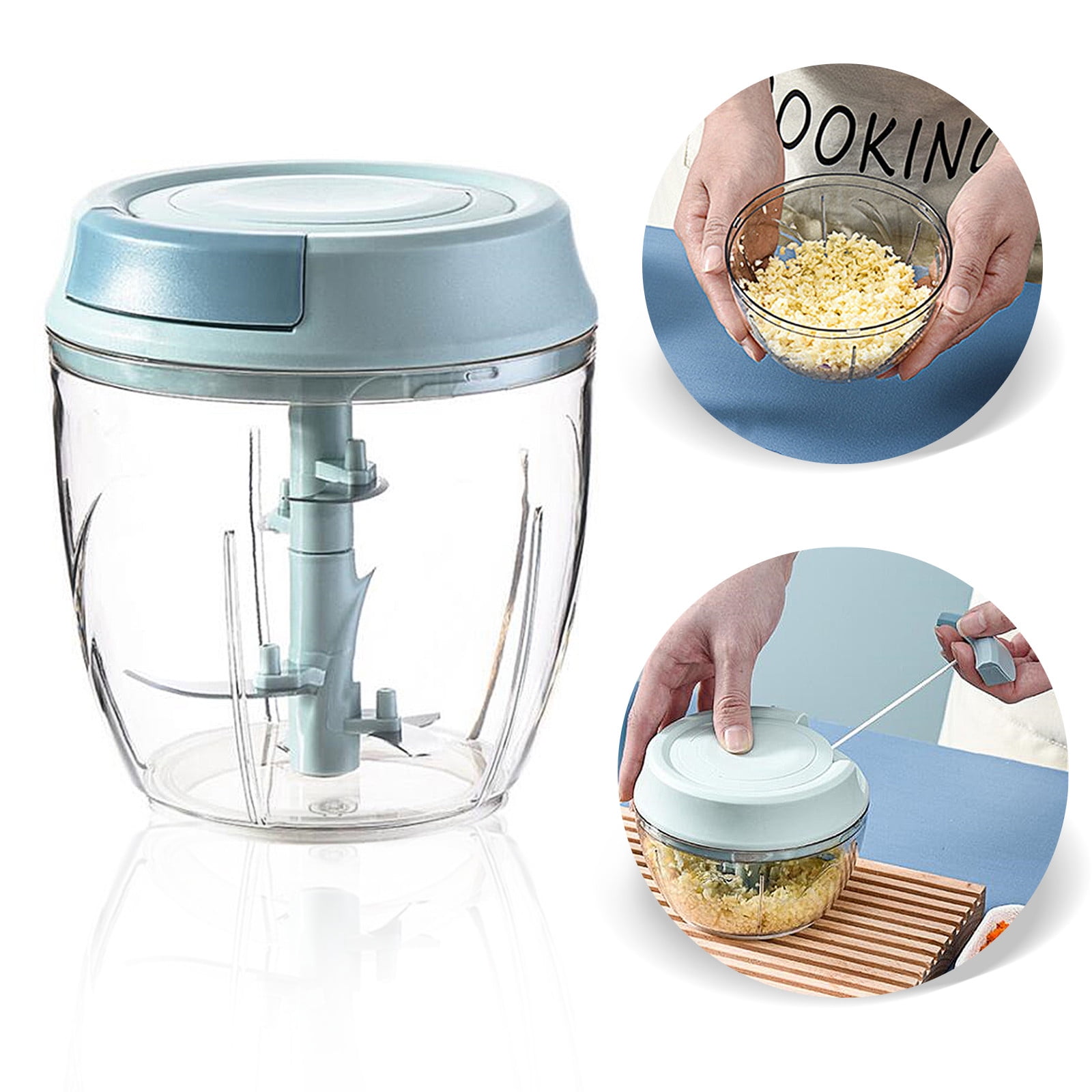 Garlic Processor, Stainless Steel Chopper, 8-Speed Motor, Precision ...