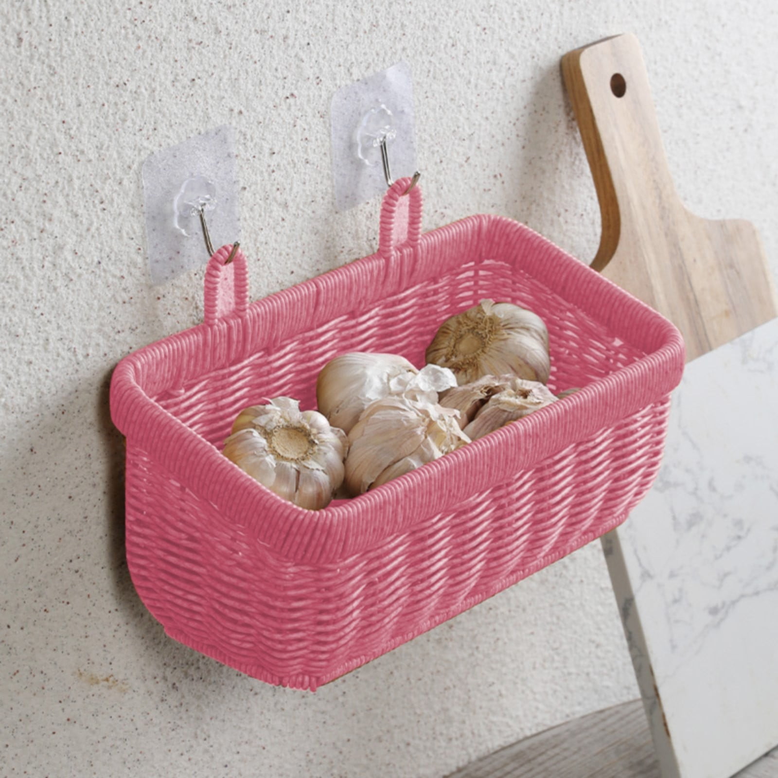 Garlic Storage Container, Woven Wall Baskets, Woven Storage Basket Wall ...