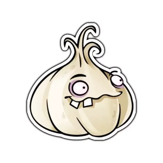 Garlic Waterproof Sticker Phone Decal Water Bottle Stickers Car Decals ...