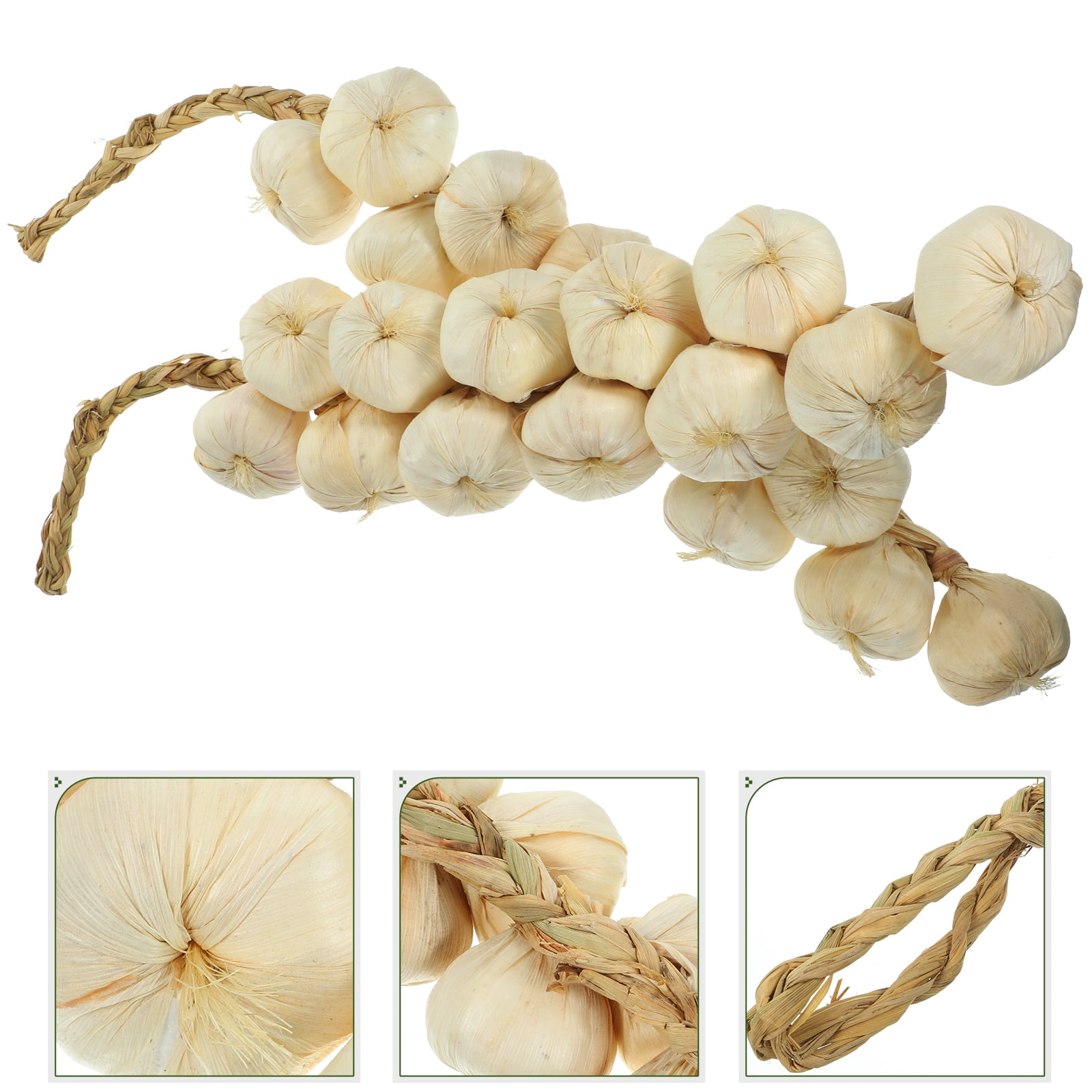Garlic white garlic Prop 2Pcs Garlic Hanging String Photography Props ...