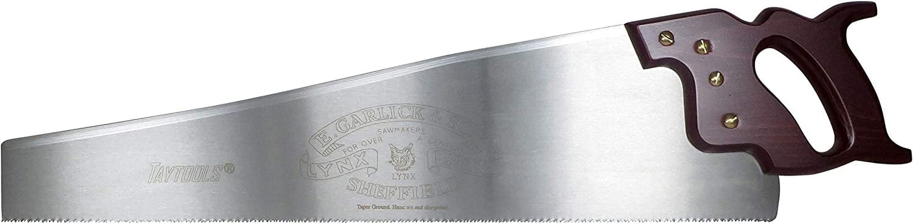 Garlick Flinn British 22” Rip Saw with Taper Ground Blade, Stained ...