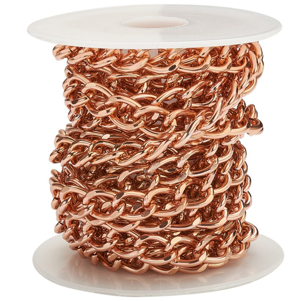 Garment Accessory DIY Pendant Chain Jewelry Curb Chains Rose Gold ...