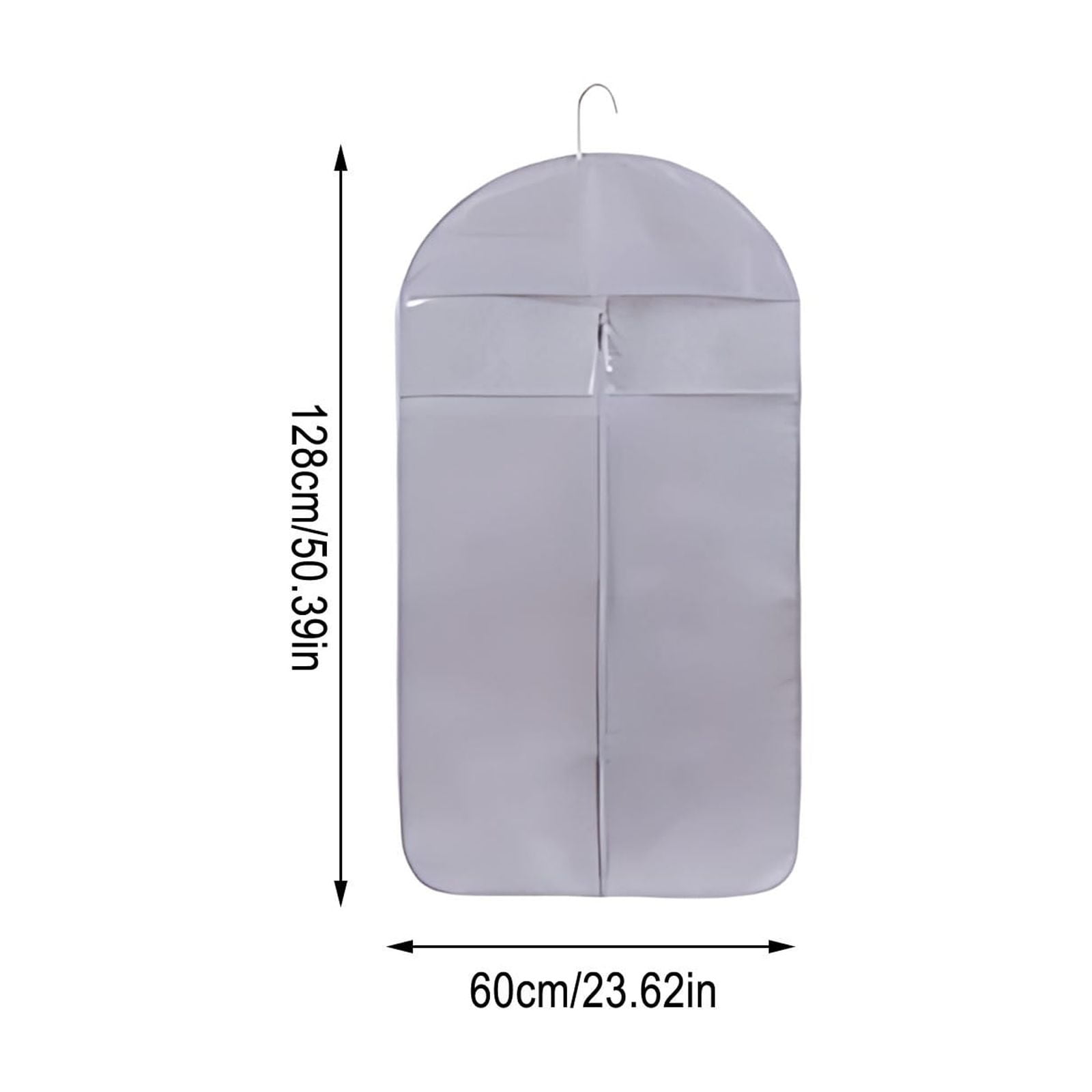 Garment Bag for Clothes Storage Clear Plastic Clothing Cover Suit Dress ...