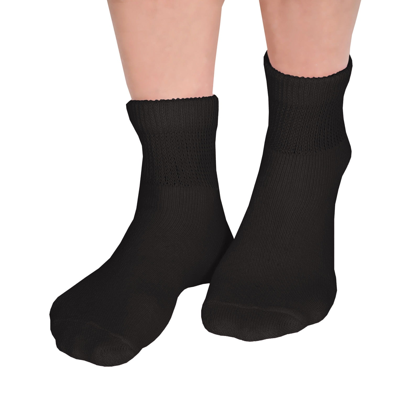 Garment Group Mens Diabetic Socks - 3 Pack, Soft Ankle Length Footwear ...