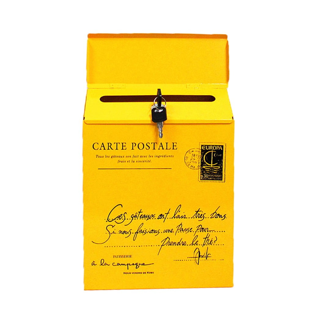 Garment Moving Boxes Vintage Retro Wall Mount Mailbox Mail Postal ...