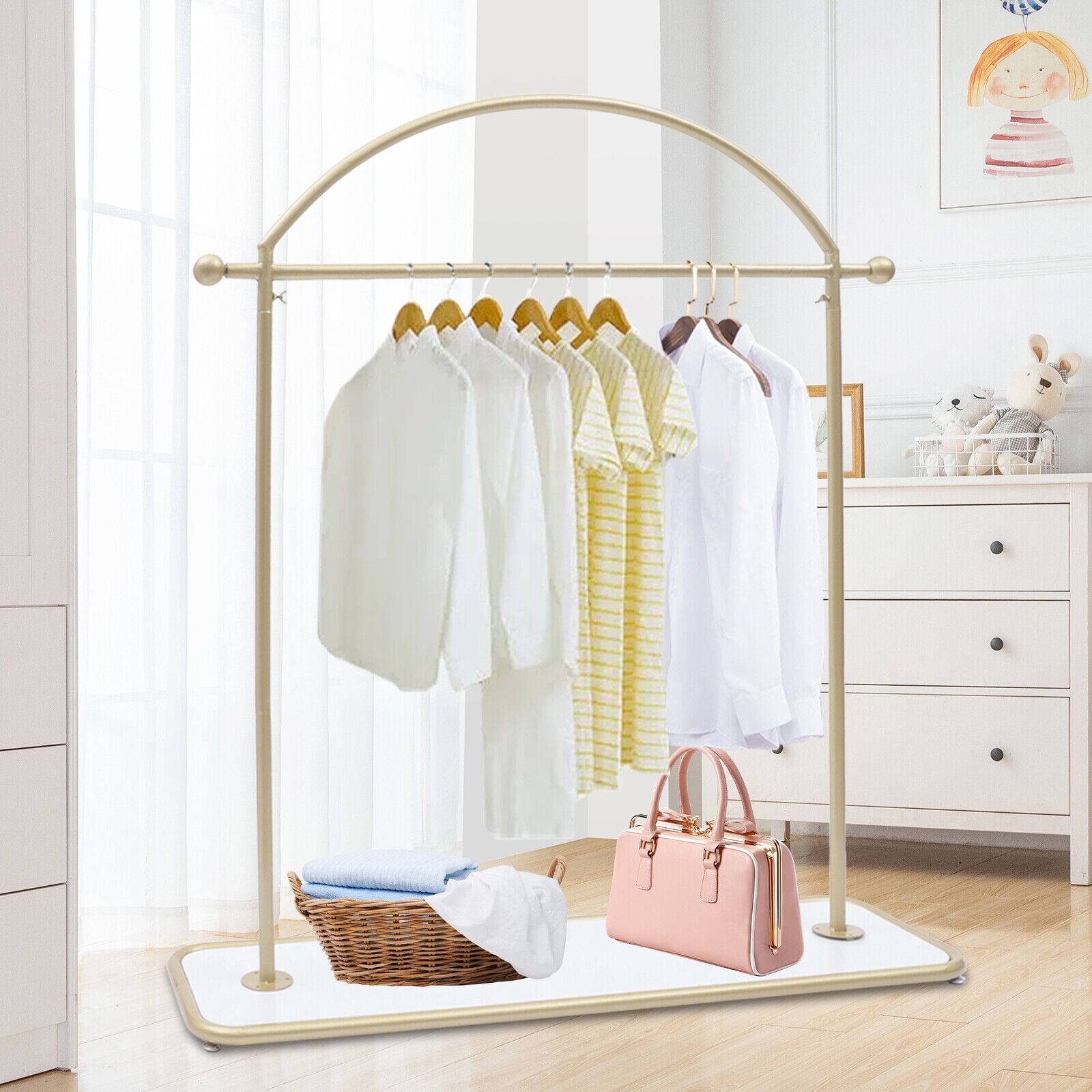 Garment Rack Wedding Dress Display Rack Clothing Hanger Stand ...