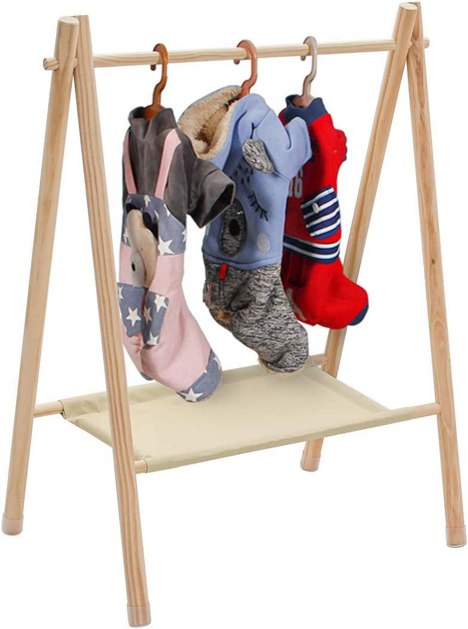 Garment Rack for Pets/Dolls/Baby, Hanger Rack, Dress up Storage ...