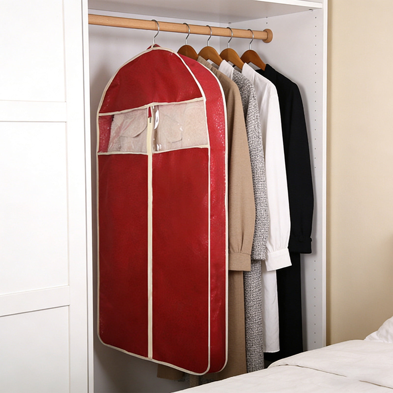 Garment for Hanging Travel Cover with Transparent Window for Wardrobe ...