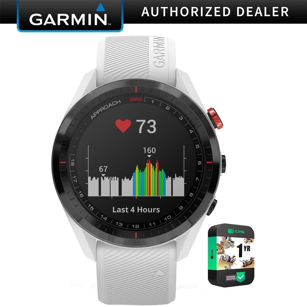 Garmin 010-02200-01 Approach S62 Black Ceramic Bezel with White ...