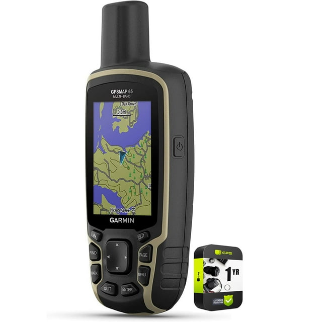 Garmin GPSMAP 65 Handheld Multi-Band/Multi-GNSS with 1 Year Extended ...