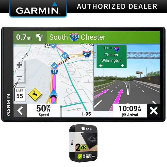 Garmin 010-02470-00 DriveSmart 76 7" Car GPS Navigator Bundle with ...