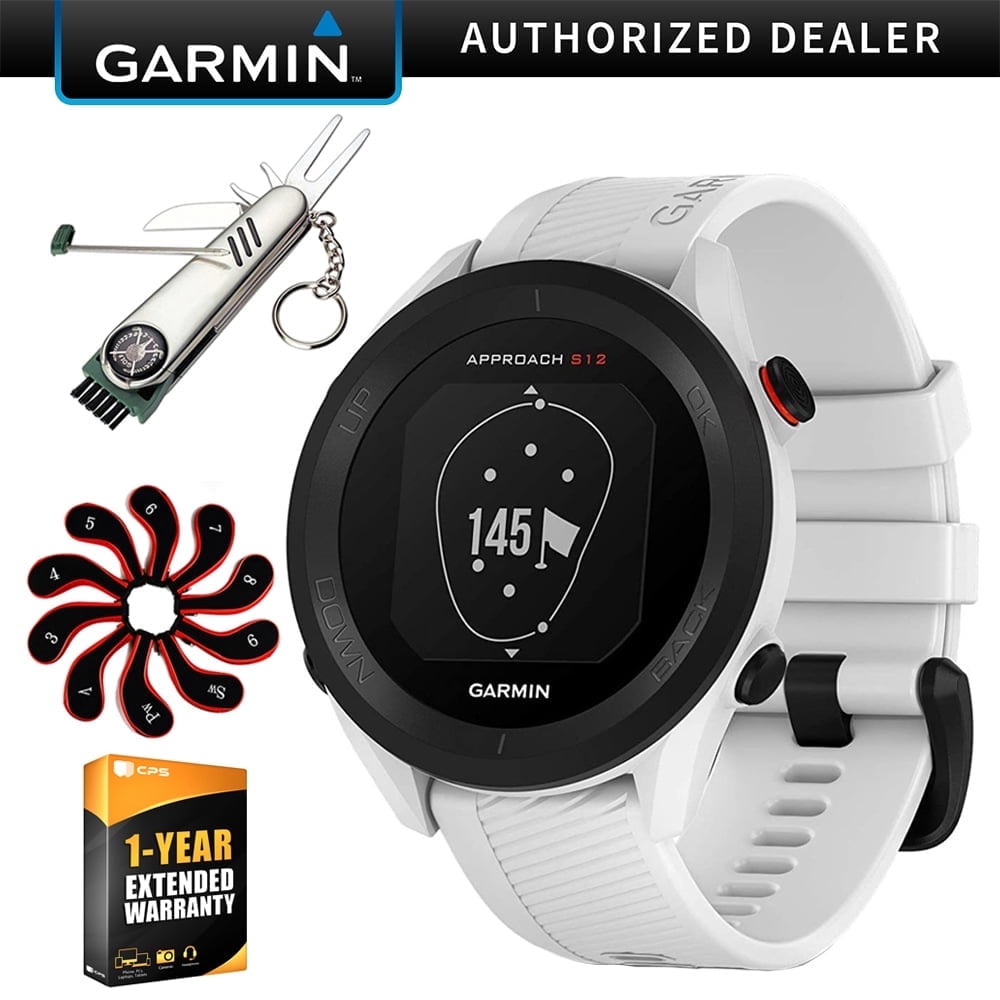 Garmin 010-02472-00 Approach S12 GPS Golf Watch, 42k+ Preloaded Courses ...