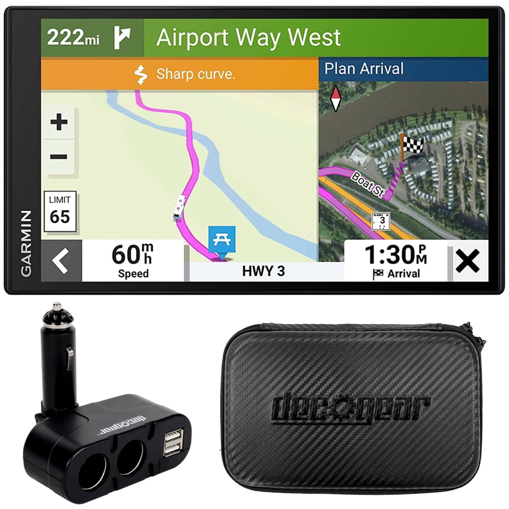 "Garmin RV 795 7"" GPS Navigator Bundle with Deco Gear Car Socket and ...