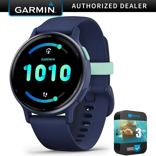 Garmin 010-02862-12 Vivoactive 5 Fitness Smartwatch, Navy Bundle with ...