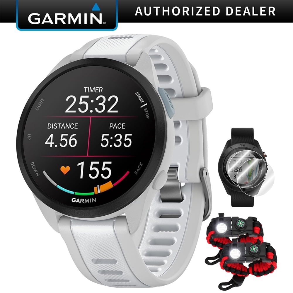 Garmin 010-02863-31 Forerunner 165 Music Smart Sport Watch, Mist Gray ...