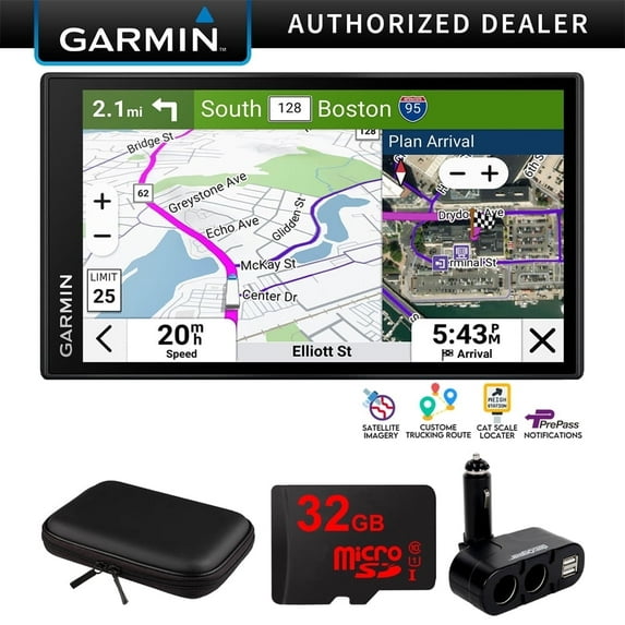 Garmin 010-02923-00 dezl OTR620 6" GPS Truck Navigator, Custom Truck ...