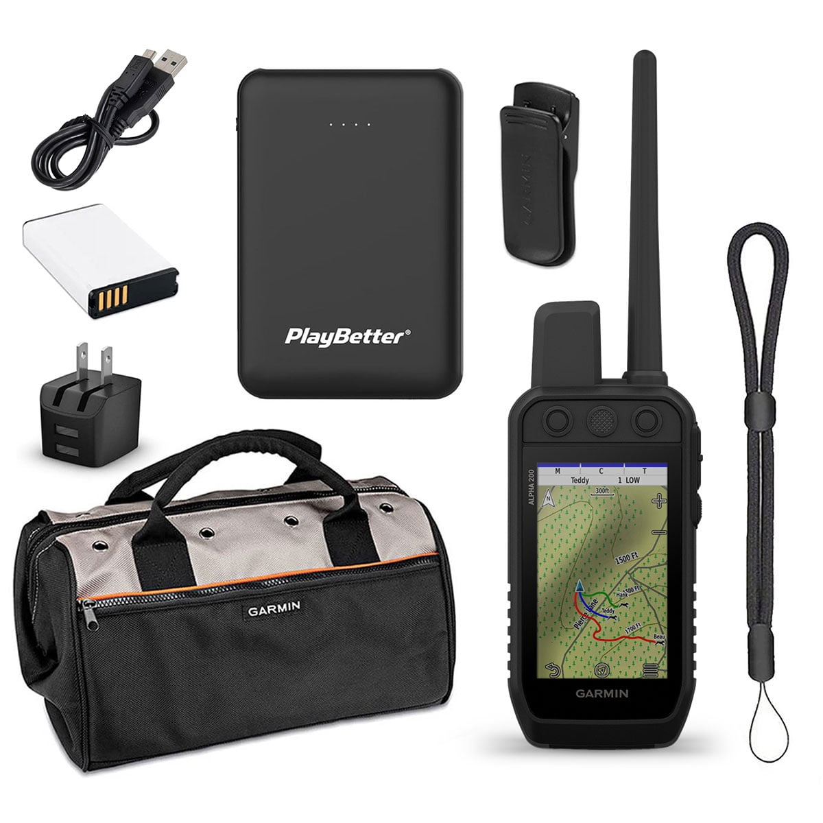 Garmin Alpha 200 (GPS Only) Multi-Dog Tracking Handheld HuntBetter ...