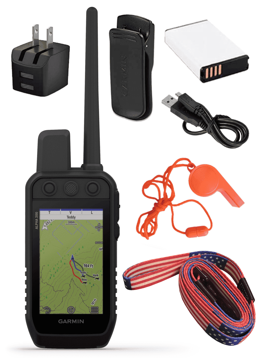 Garmin Alpha 200 Handheld, Tracking and Training for Your Dogs, Sun ...