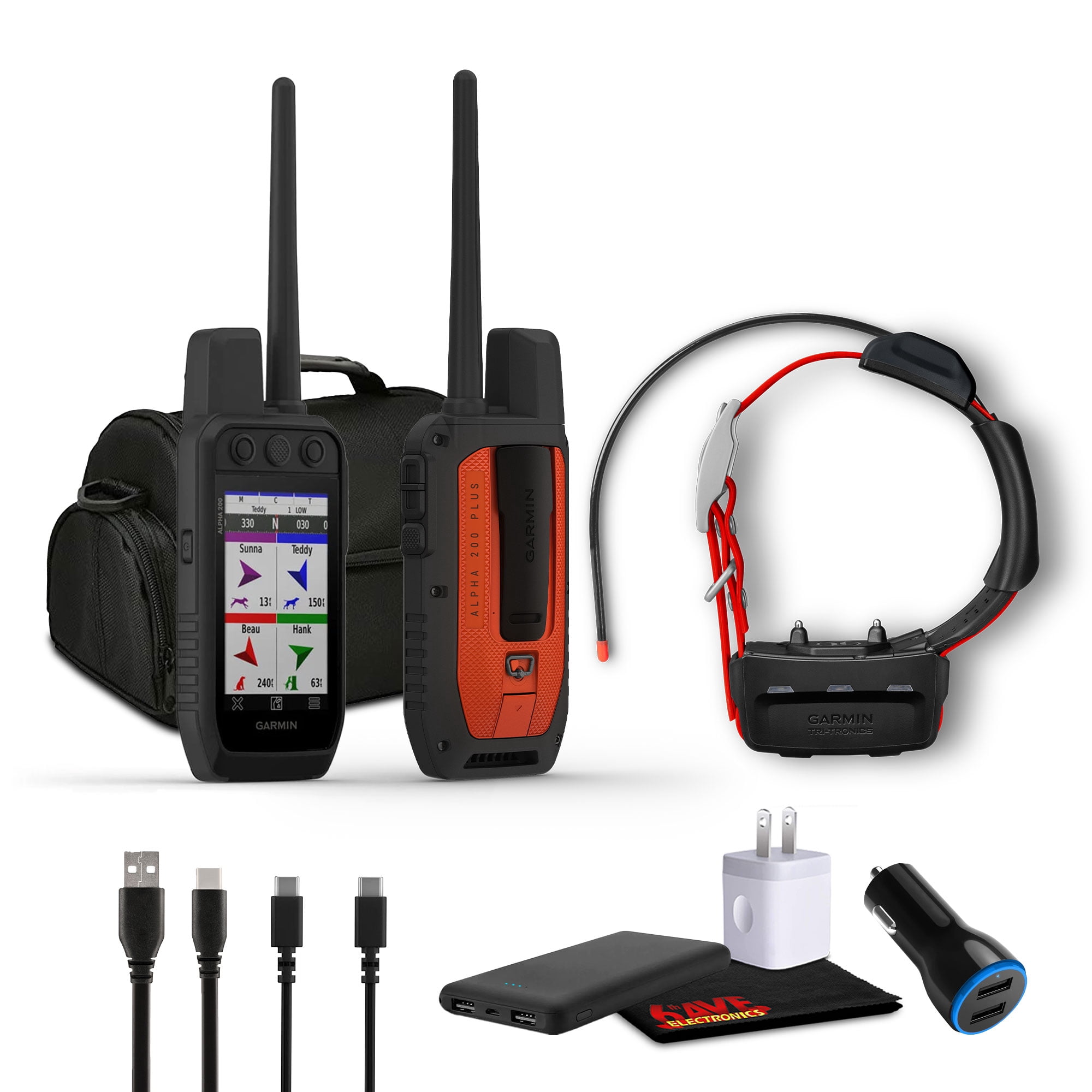 Garmin Alpha 200 Plus Dog Tracking and Training GPS Handheld + TT 15X ...