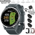 Garmin Approach S44 GPS Golf Smartwatch Silver Aluminum Bezel with ...