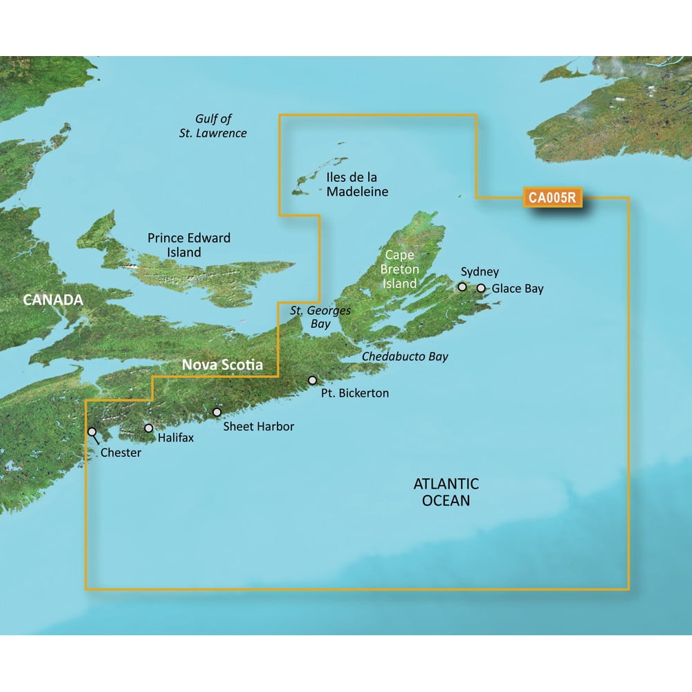 BlueChart VCA005R Halifax Cape Breton Digital Map - Walmart Business ...