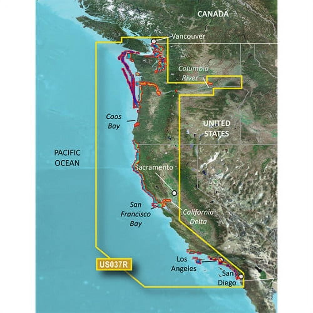 Garmin Bluechart g2 Vision - VUS037R (microSD/SD Card) Garmin Bluechart ...
