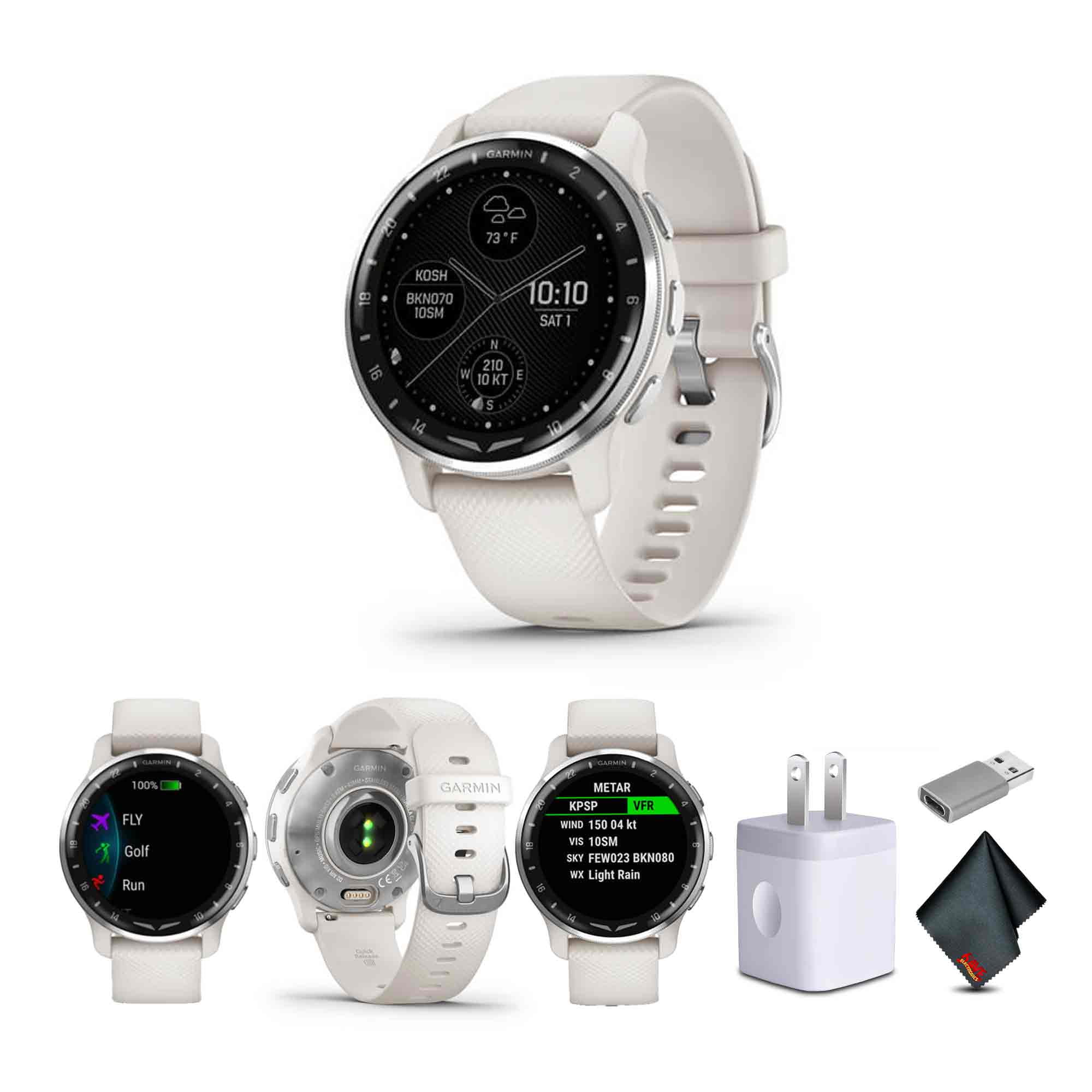 Garmin D2 Air X10 Aviator GPS Smartwatch with Call, Text, Health ...