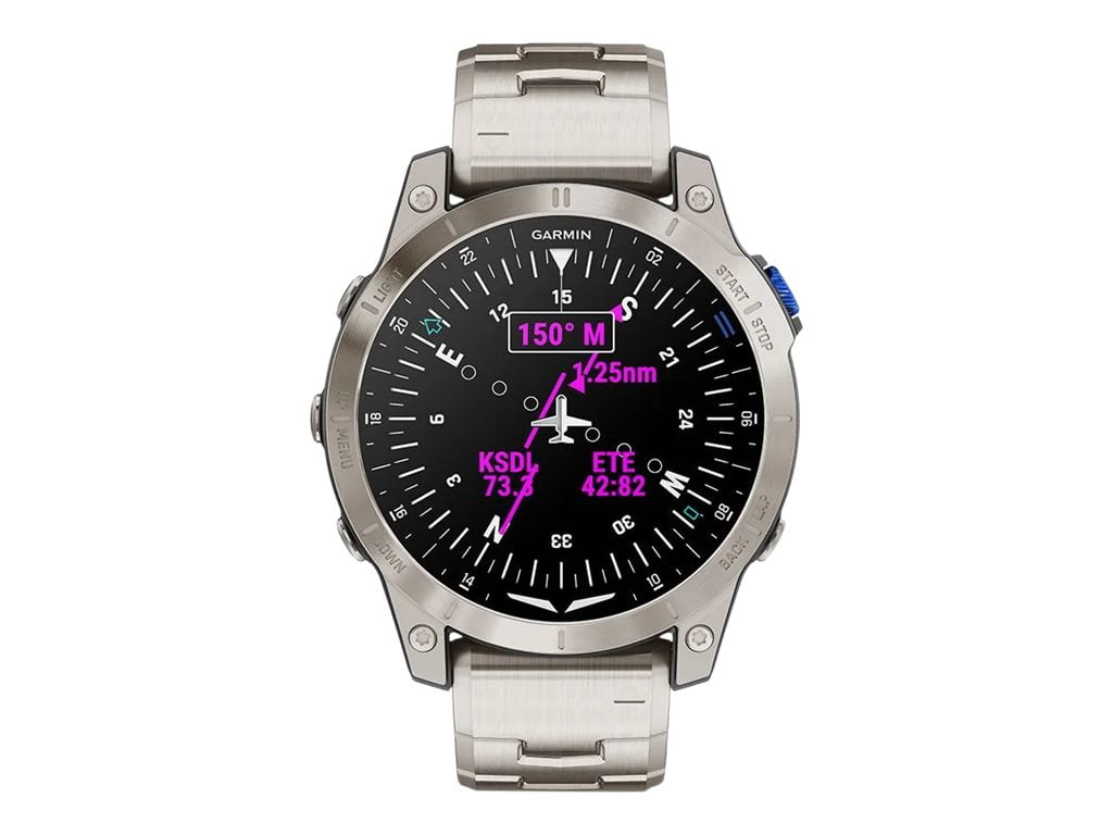 Free Shipping! Garmin D2 Mach 1 Aviator - Titanium Edition - titanium ...