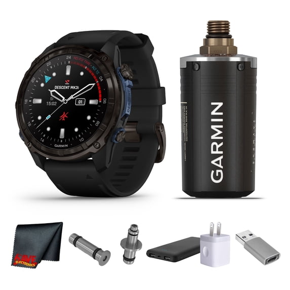 Garmin Descent Mk3i, Dive Computer Smartwatch + Descent T2 Air ...