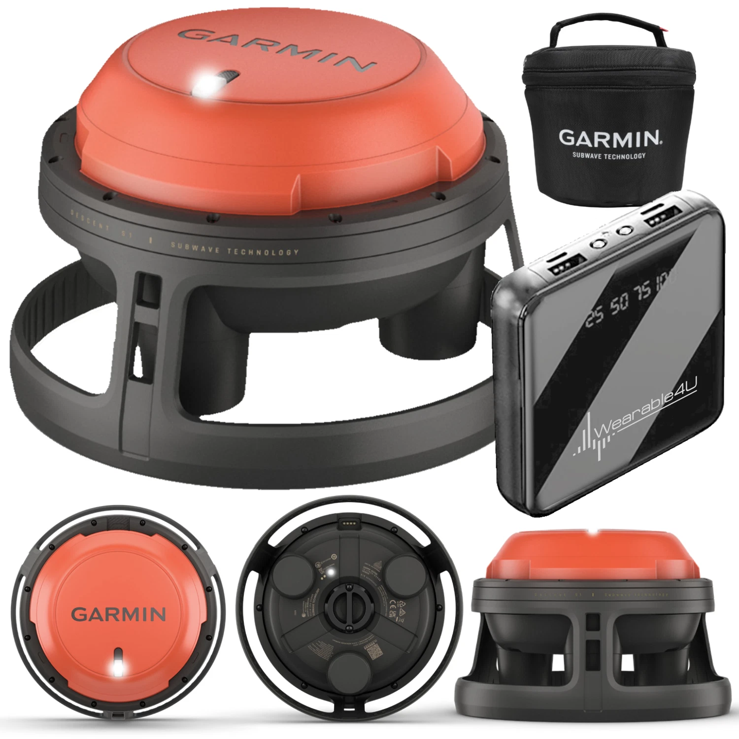 Garmin Descent S1 Diver Communication Buoy, w/ SubWave Sonar Messaging, Descent T2 Transceivers ...
