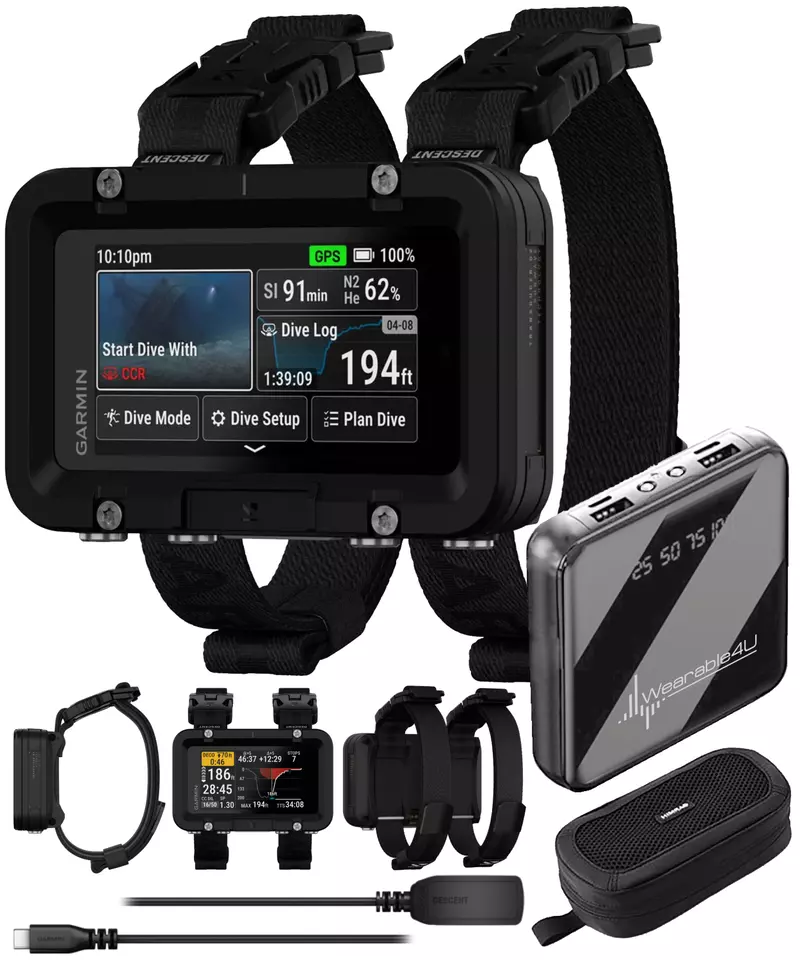Garmin Descent X50i, Premium Dive Computer, 3" LCD Display, 20 ATM Dive ...