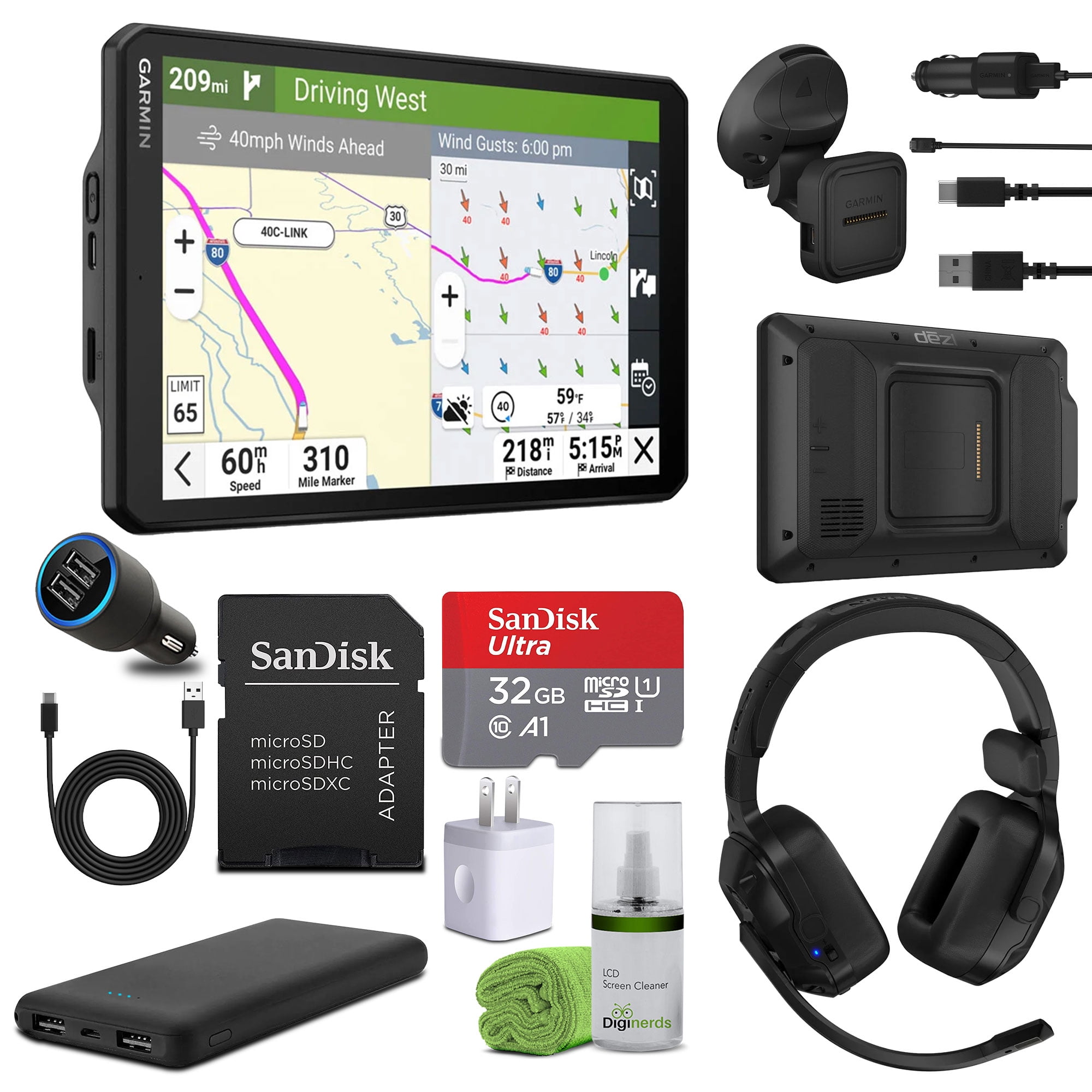 Garmin Dezl OTR820 GPS Truck Navigator 8" Display Touchscreen ...