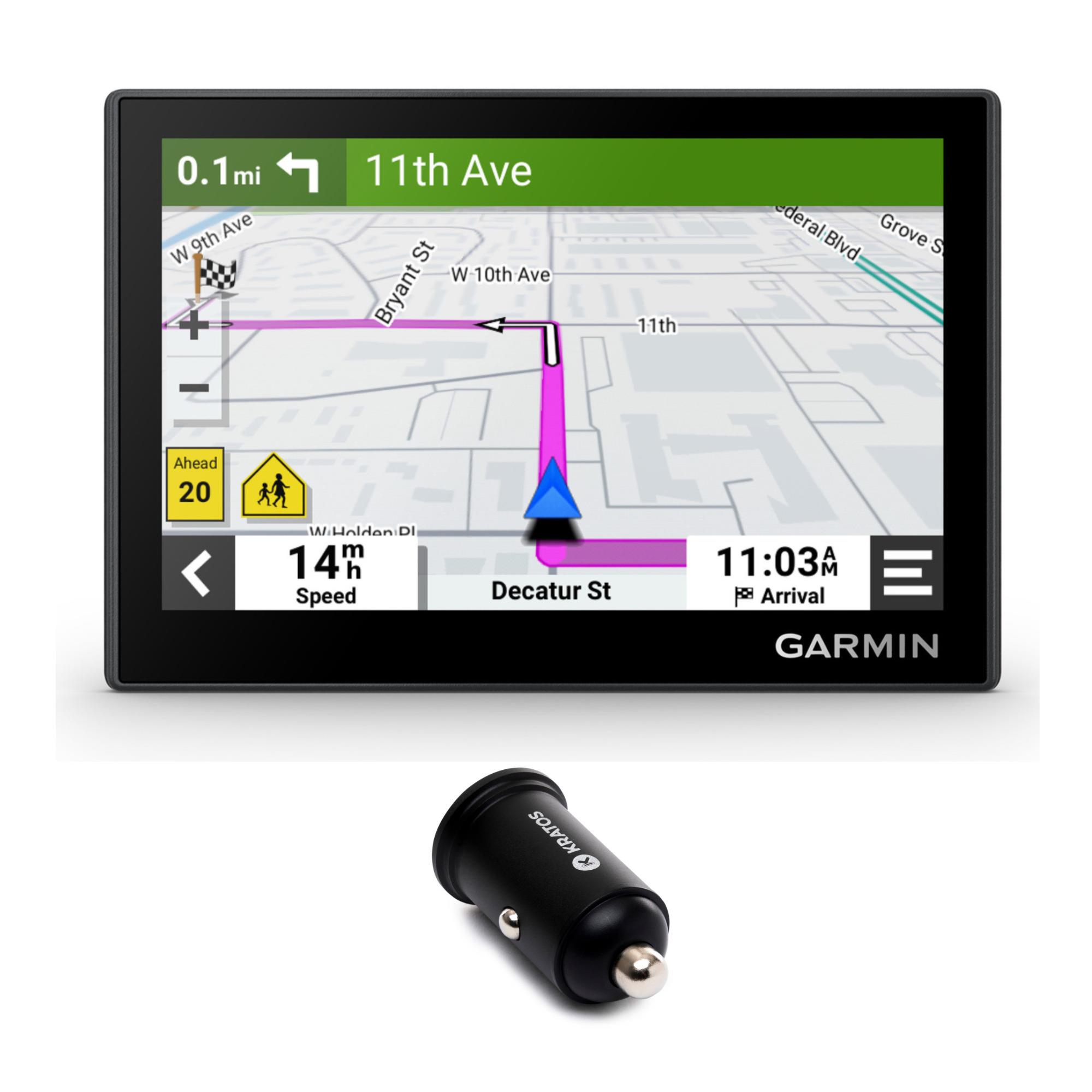 Garmin Drive 51 LM Entry-level GPS Navigator with Driver Alerts ...