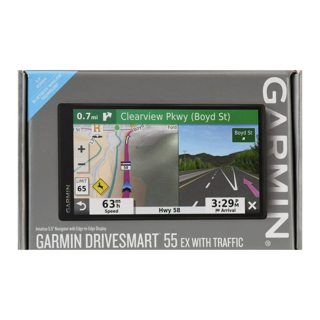 Garmin DriveSmart 55 EX GPS Navigator with Traffic (Latest Model ...