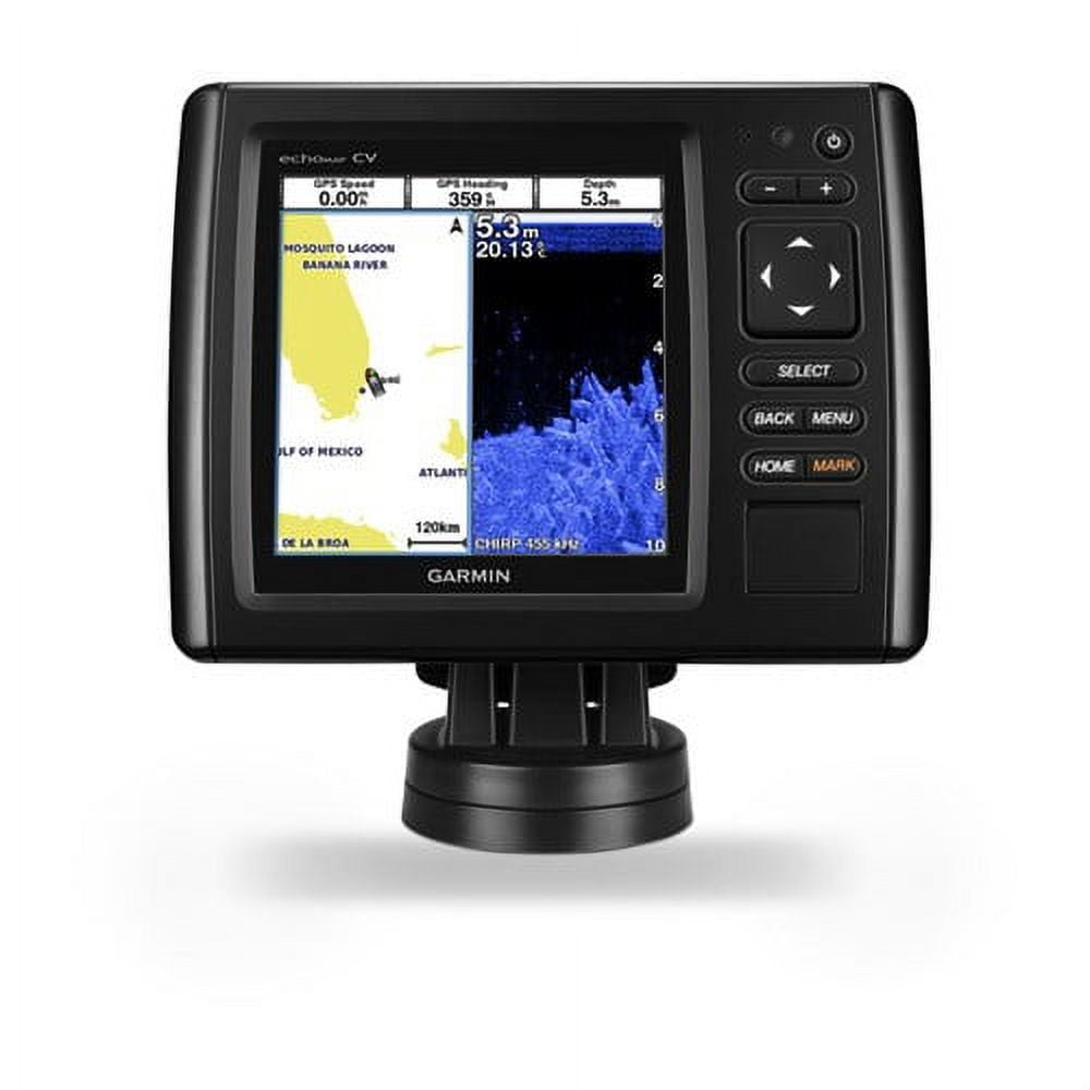 Garmin echoMAP CHIRP 52cv, Basemap, withXdcr - Walmart.com