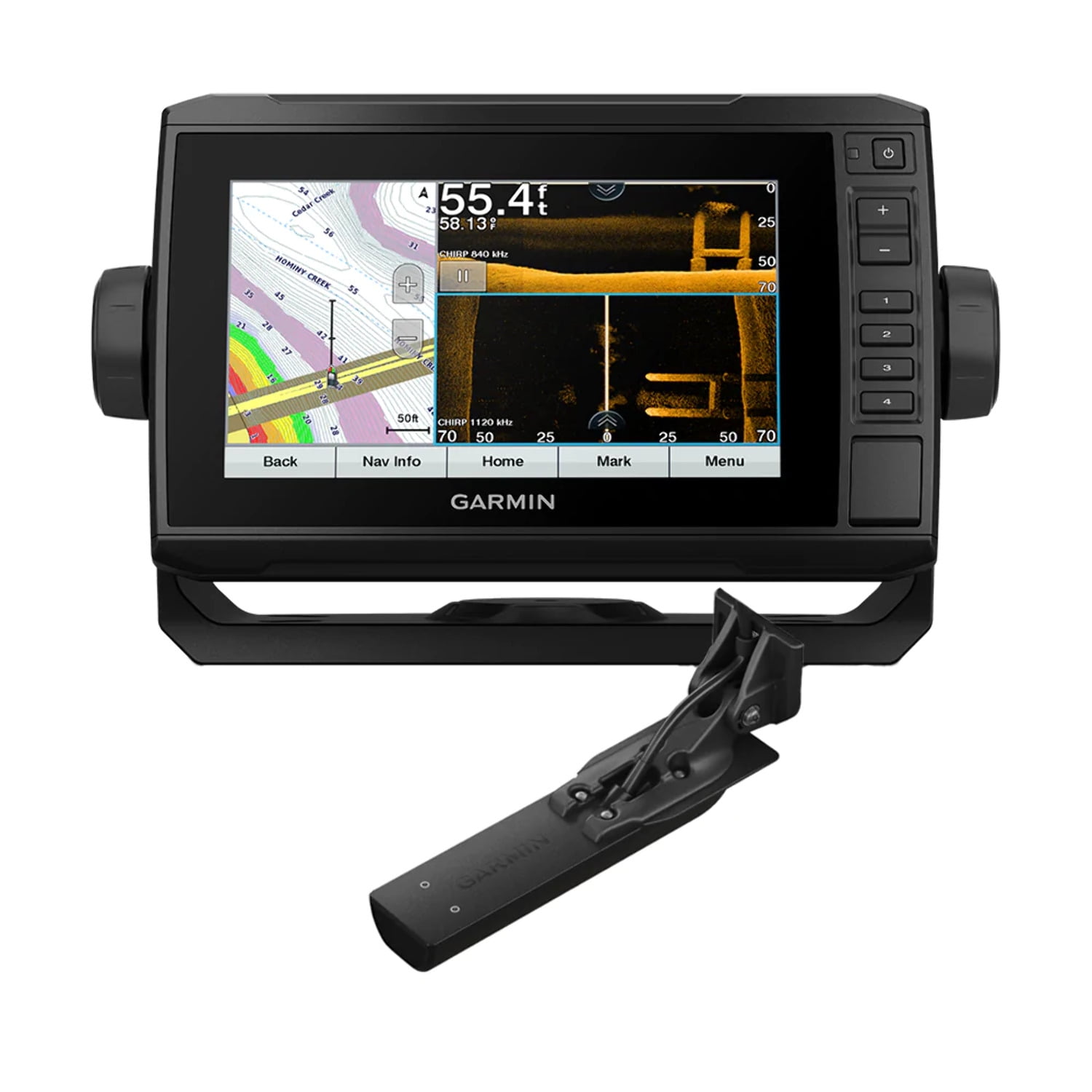 Garmin ECHOMAP UHD 73sv 7 Inch Fishfinder With US LakeVu g3 Maps ...