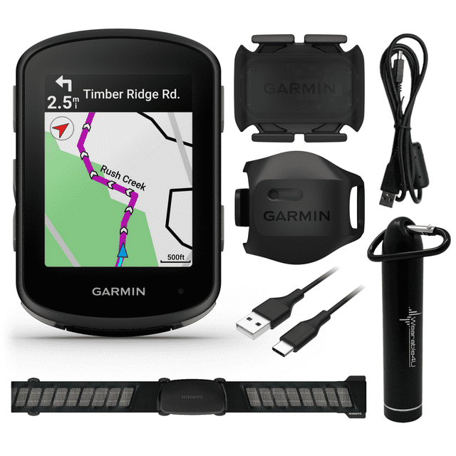 Garmin Edge Bundle with Speed, Cadence Sensors & HRM-Dual - Walmart ...