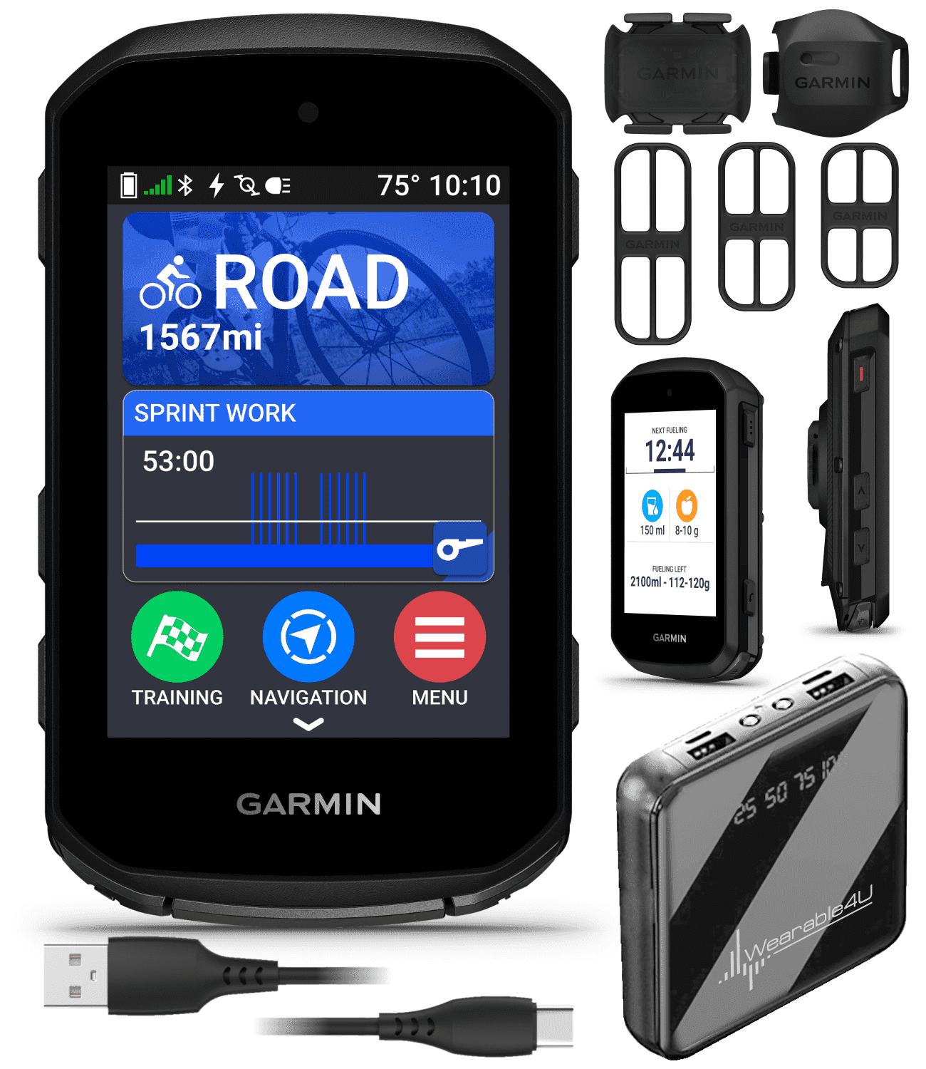 Garmin Edge 850, Compact GPS Cycling Computer, 2.7" Vivid Color Display ...