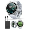 Garmin Fenix 8 AMOLED (43mm, Silver/Whitestone) Multisport GPS ...