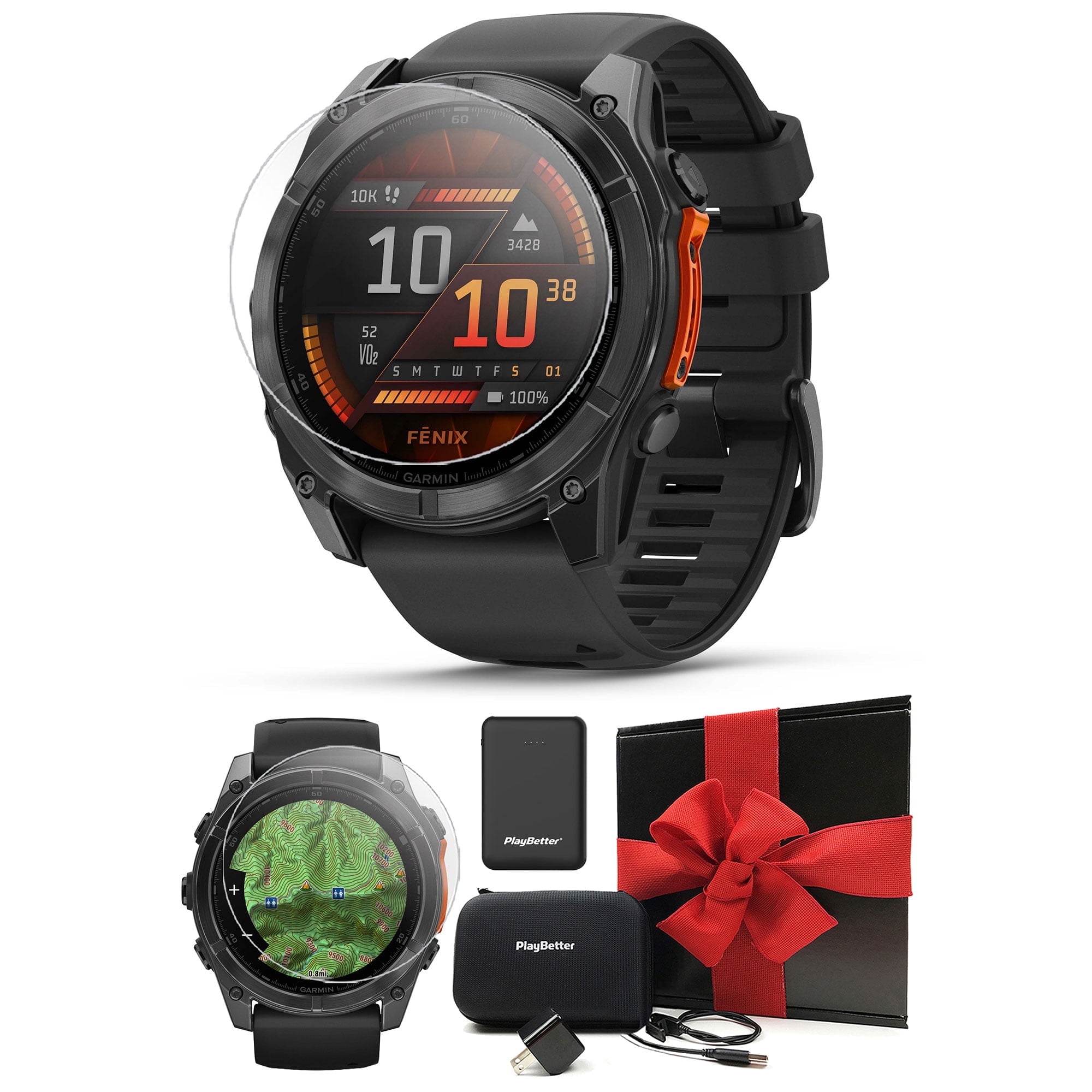 Garmin Fenix 8 AMOLED (51mm, Slate Gray/Black) Multisport GPS ...