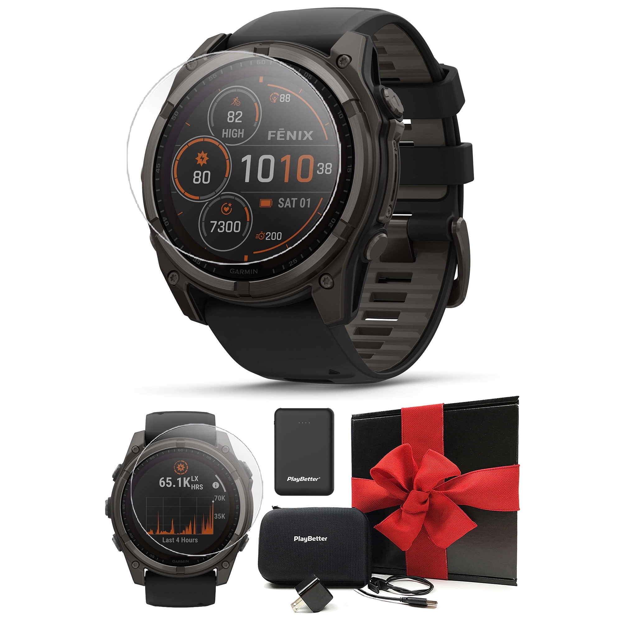 Garmin Fenix 8 Solar Sapphire (51mm, Carbon Gray DLC Titanium ...