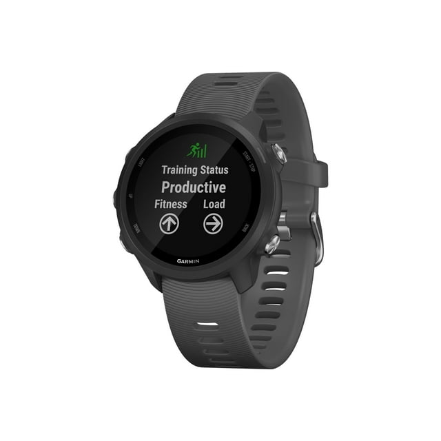 Garmin forerunner 245 (GPS) 1.2-inch Black Case with Slate Gray ...